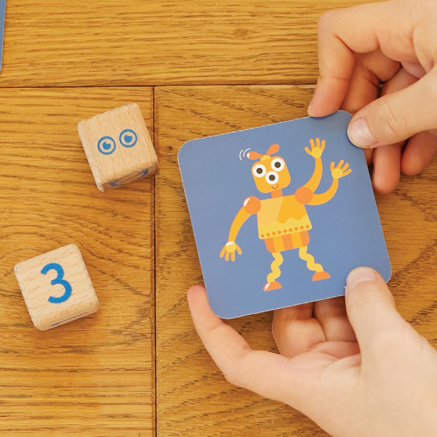 Matching & Counting Game Speedy Robots – moritoys
