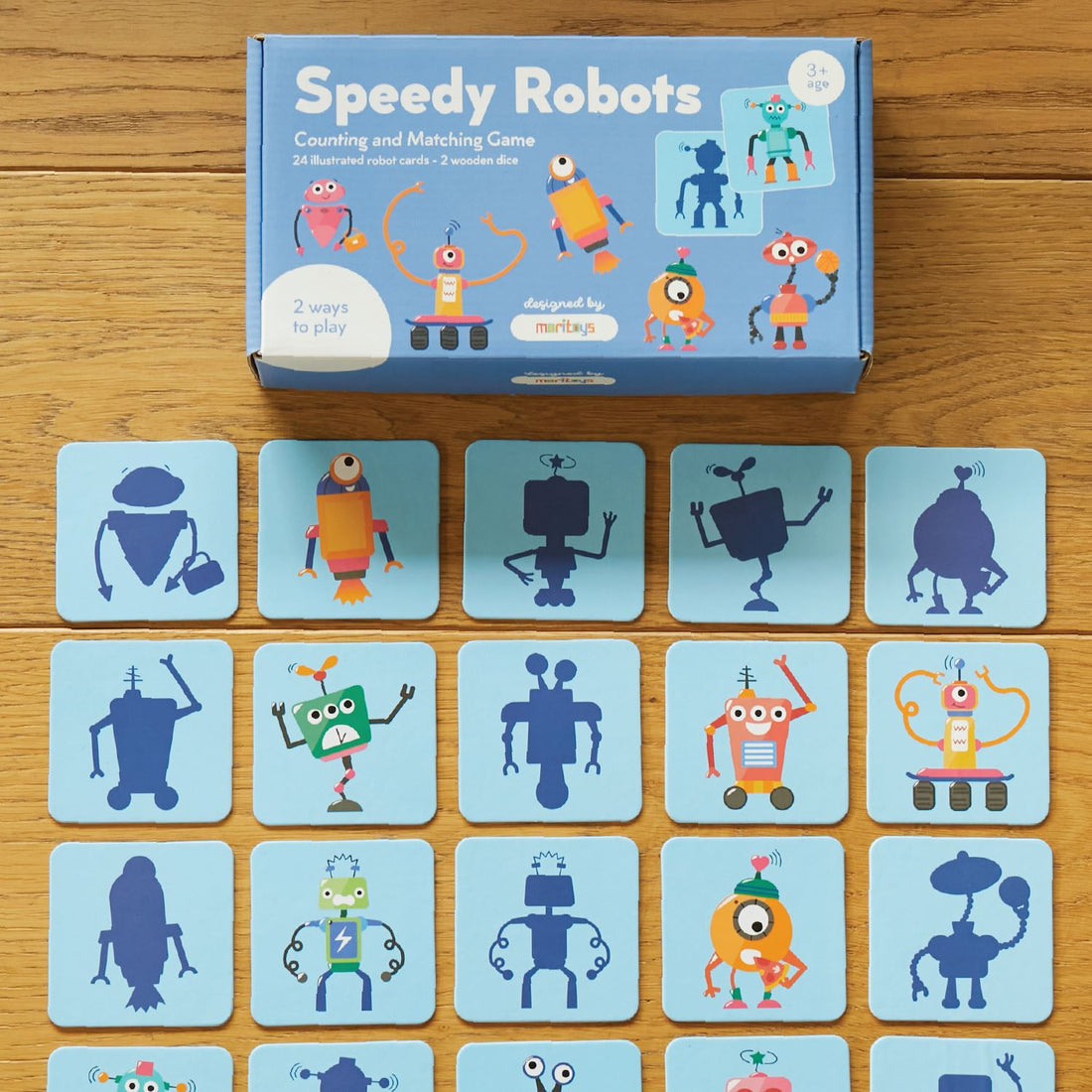 Matching & Counting Game Speedy Robots – moritoys