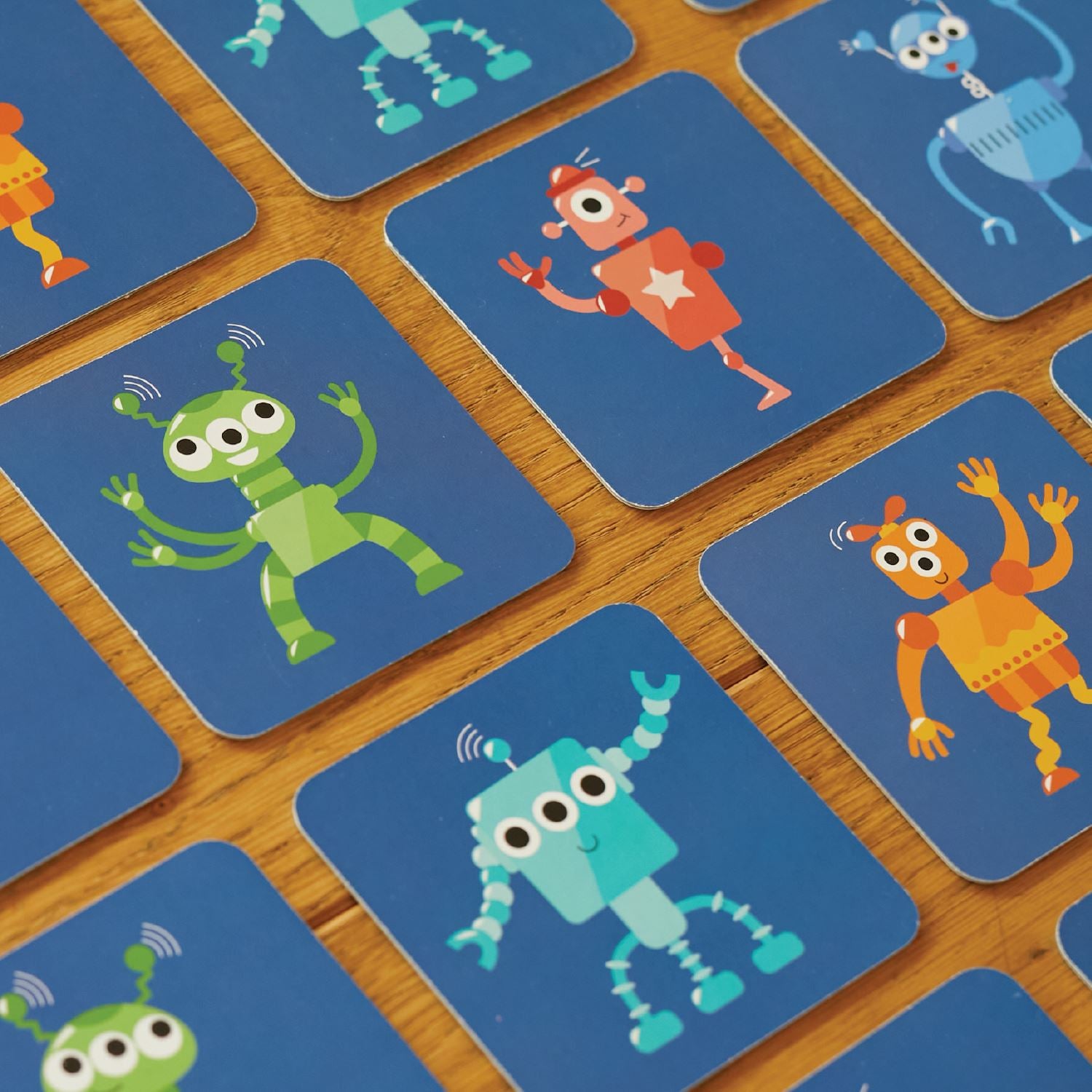 Matching & Counting Game Speedy Robots – moritoys