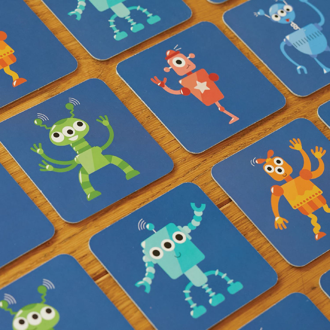 Matching & Counting Game Speedy Robots – moritoys